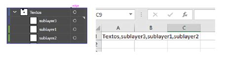Solved Name Sublayers To Csv Adobe Community 12178044