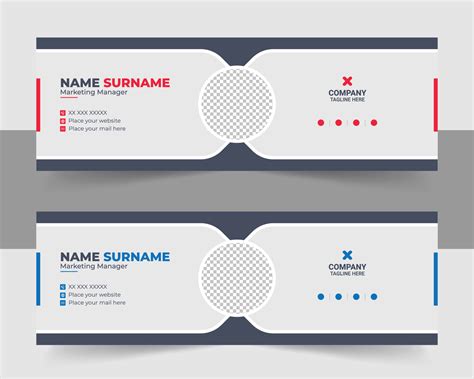 Corporate Modern Email Signature Design Template Email Signature