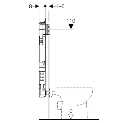 Sigma Concealed Cistern 8 Cm 6 3 Litres Geberit