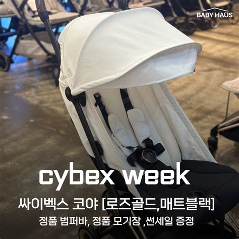 베이비하우스 싸이벡스 위크데이 24 76토 714일 이벤트｜베이비하우스