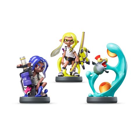 Amiibo Splatoon 3 Octoling Inkling Smallfry Triple Set Pack