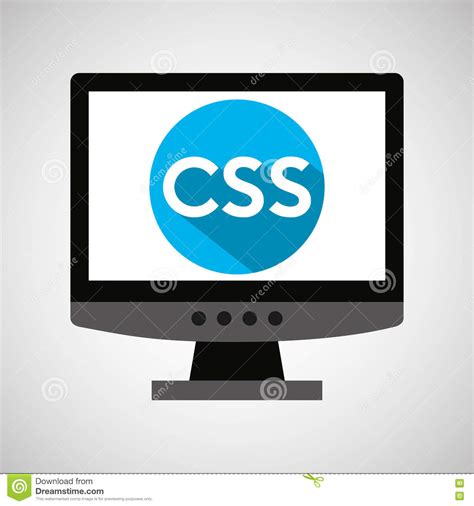 Computer Web Development Css Icon Stock Vector Illustration Of Icon Coding 80971914