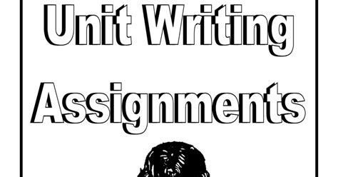 Unit Writing Assignment Notebook Pagespdf