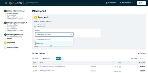 Manage Payment Profiles Authorizenet Customer Profiles In The
