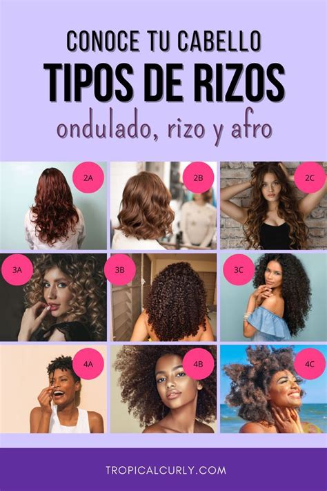 Tipos De Rizos Cabello Ondulado Cabello Rizado Y Cabello Afro Curly