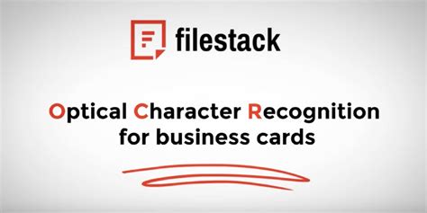 How Filestacks Ocr Transforms Business Card Handling