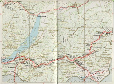 Карта железных дорог Читинской области Железные дороги Читинская область ржд Чита Raster