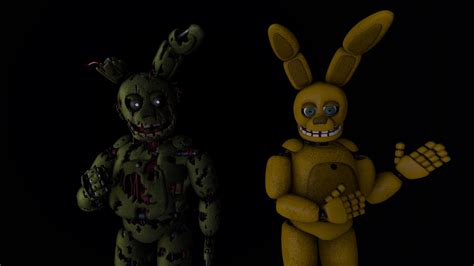 SFM SpringBonnie And SpringTrap By ShadowPikachuu On DeviantArt