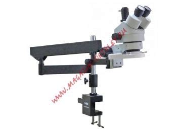 Микроскоп тринокулярный на струбцине Kaisi 37045A-FLB (подсветка ...