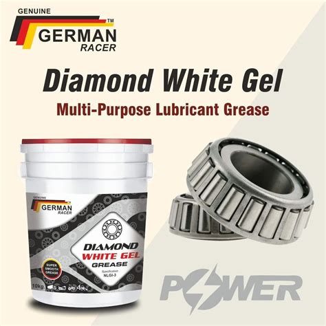 German Racer Diamond White Gel Multi Purpose Lubricating Grease 10kg At ₹ 6150kg चिकनाई ग्रीस