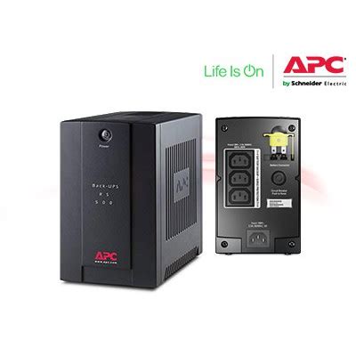 APC Back UPS 300 Watts 500VA 230V ASEAN เครองสำรองไฟ สำหรบ Computer 1 Set Shopee Thailand