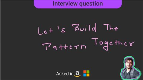 Building The Pattern Leetcode Youtube