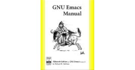 GNU Emacs Manual For Version By Richard M Stallman