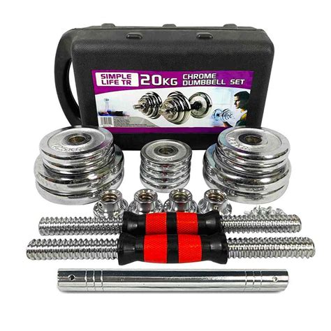 Binpure Adjustable Dumbbell Set With Portable Packing Box For Gymnasium