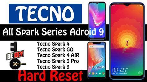 Tecno Spark Hard Reset ALL SPARK Series As Well Fix Hang On Logo Unlock Pattern Password