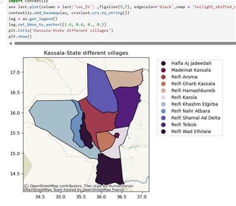 How I Created A Map Using Python Script Mohamed Fadlelseed Posted On