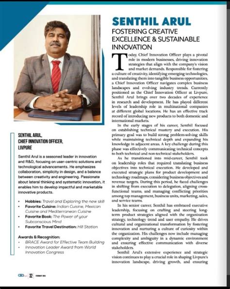 Congratulations Senthil Arul Your Trailblazing Expertise As A Cto Has… Yogesh Kumar Panday