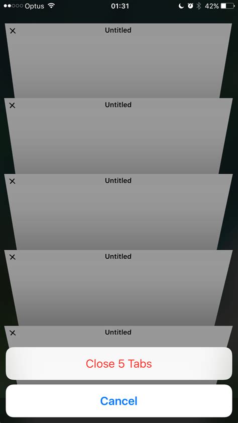 New In Ios 10 Close Multiple Tabs In Safari Riphone