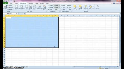 Show And Display Only Few Rows And Colums In Excel Youtube