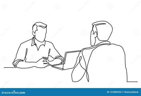 Interview Cartoon Vector 2502909