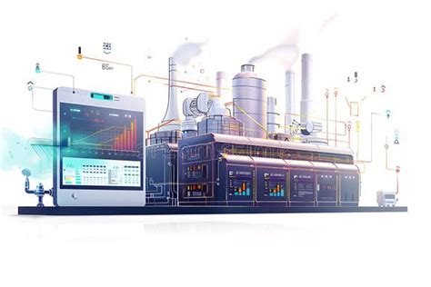 Smart Factory Control System Industrial Automation And Data