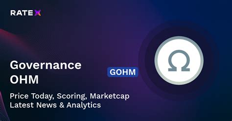 Gohm Price Scoring Latest News And Charts Ratex