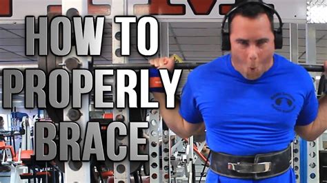 How To Brace Your Core Proper Bracing Technique Youtube
