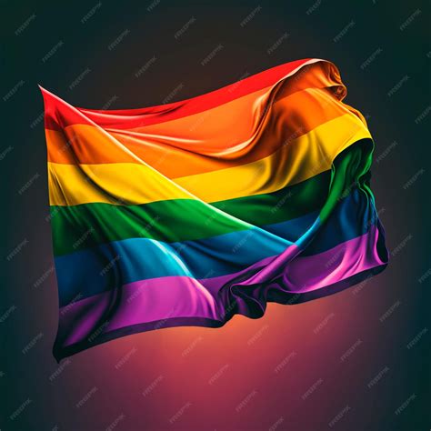 Premium Photo Lgbtq Rainbow Flag Freedom And Love Concept