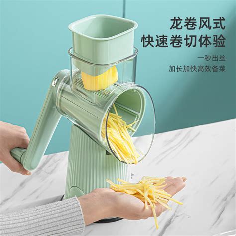 萬妖朝切菜器家用手搖滾筒切菜神器切絲器多功能土豆蘿 露天市集 全台最大的網路購物市集