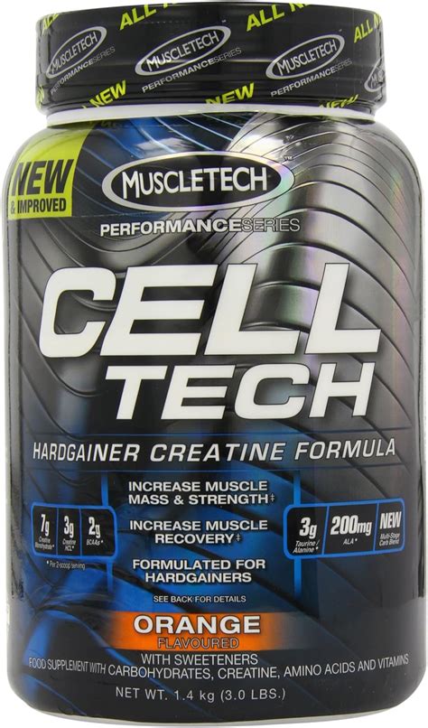 Muscletech Performance Series Cell Tech Supplement 3 Lbs Orange