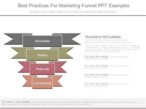 Best Practices For Marketing Funnel Ppt Examples Presentation PowerPoint Templates PPT Slide