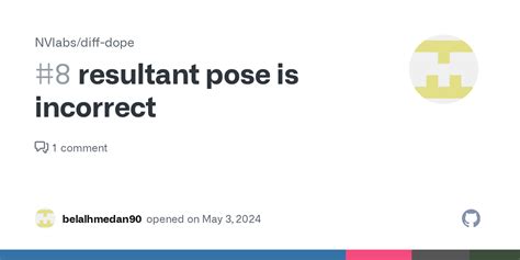 Resultant Pose Is Incorrect · Issue 8 · Nvlabsdiff Dope · Github