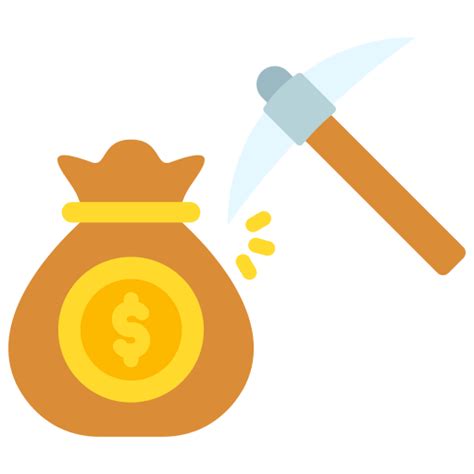 Mining Generic Color Fill Icon