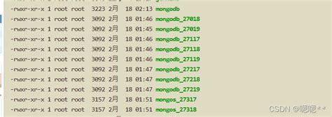 Shell常用脚本：mongodb脚本 查看状态、启动、关闭、重启、修复mongodb重启脚本 Csdn博客