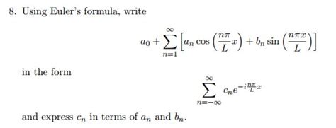 solved using euler s formula write a 0