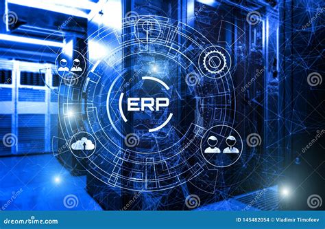 Enterprise Resource Planning Erp System Management 3d Render Plexus