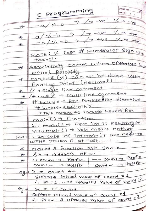 C Notes Good Study Mathematics Studocu