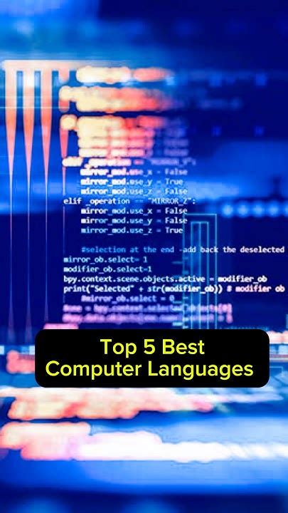 Top 5 Best Computer Languages Artnm Computerlanguages Apps Youtube