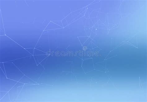 Abstract Background Structure Of Connect Lines And Particles