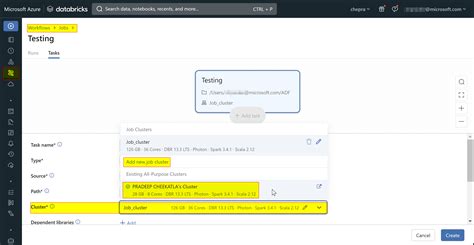 Create A Databricks Job Cluster And Deployment Microsoft Qanda