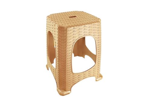 Табурет пластиковый Ротанг малый Эльф