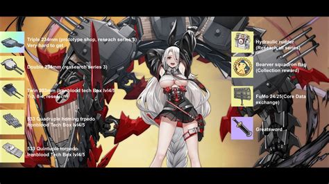 Azur Lane Prinz Heinrich Gear And Skills Youtube