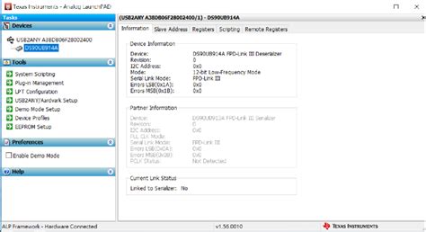 how do i access the ds90ub914a through ds90ub914a cxevm evb and analog