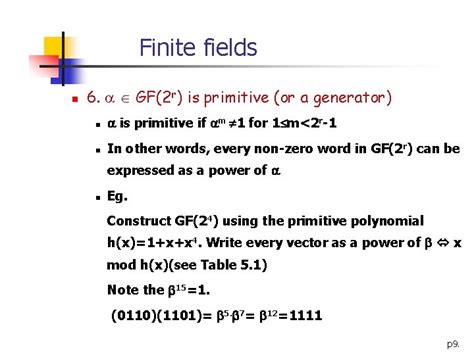 finite fields rongjaye chen finite fields n 1