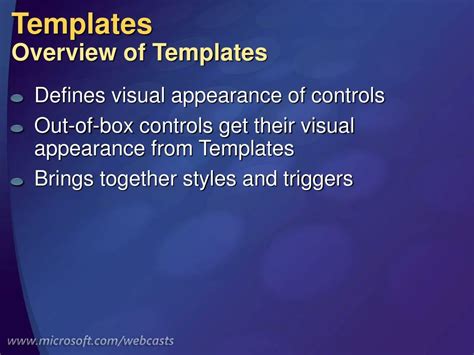 ppt an introduction to styles and templates in windows presentation