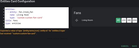 Lovelace Custom Fan Card Example Dashboards And Frontend Home Assistant Community