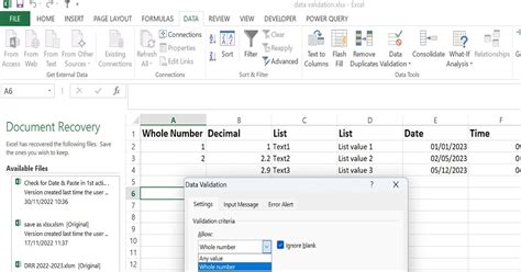 Speed Up Your Ms Excel Skills Data Validation In Ms Excel