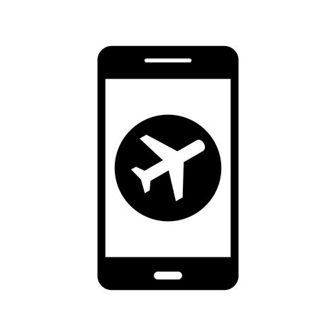 Airplane Mobile Application Vector Icon 353565 Vector Art At Vecteezy