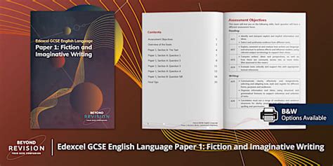 Edexcel Gcse English Language Paper 1 Revision Booklet