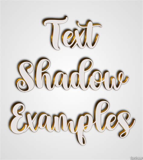 Text Shadow Examples Text Effect And Logo Design Font